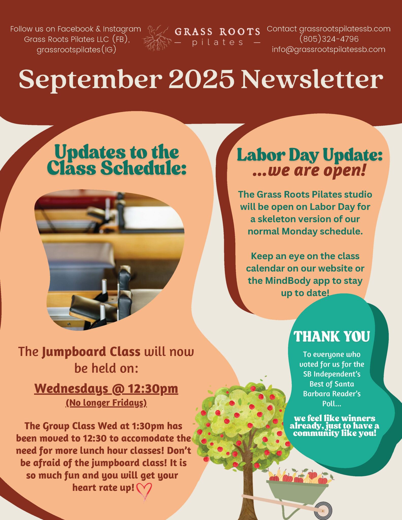 September 2025 – Grassroots Pilates Santa Barbara